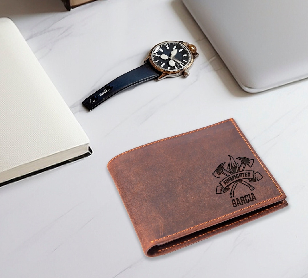 Personalized Fireman Wallet, Firefighter Wallet, Wallet for Fire ...