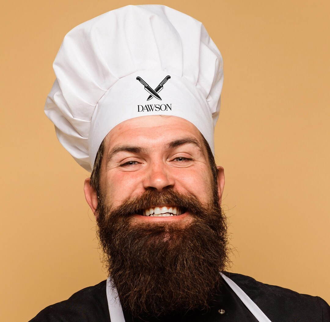 Customized Chef Hat, Personalized Gift for Chef, Gift for Cooking, Home ...