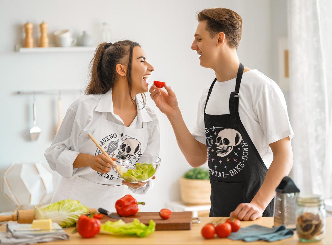Funny Baking Mood Apron for the Cook Who S One Cup Away From a Meltdown, Stressed but Still ...