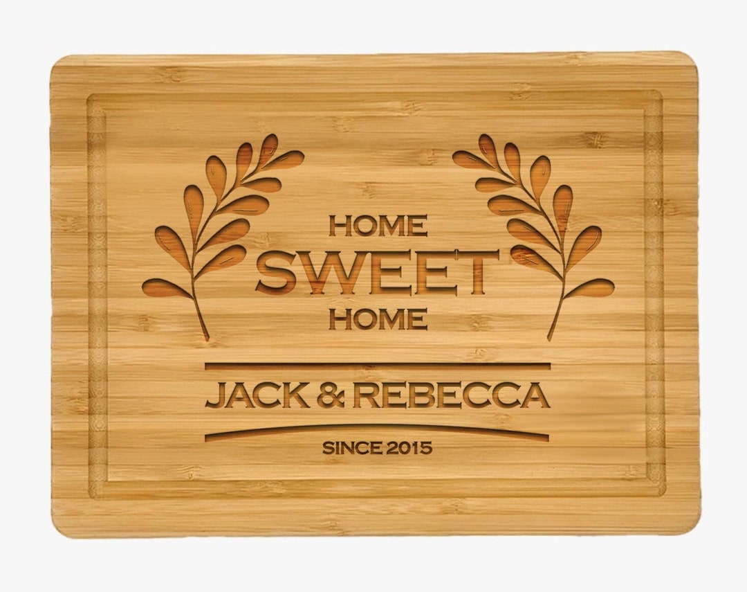 Home Sweet Home Cutting Board New Home Gift Housewarming - Etsy