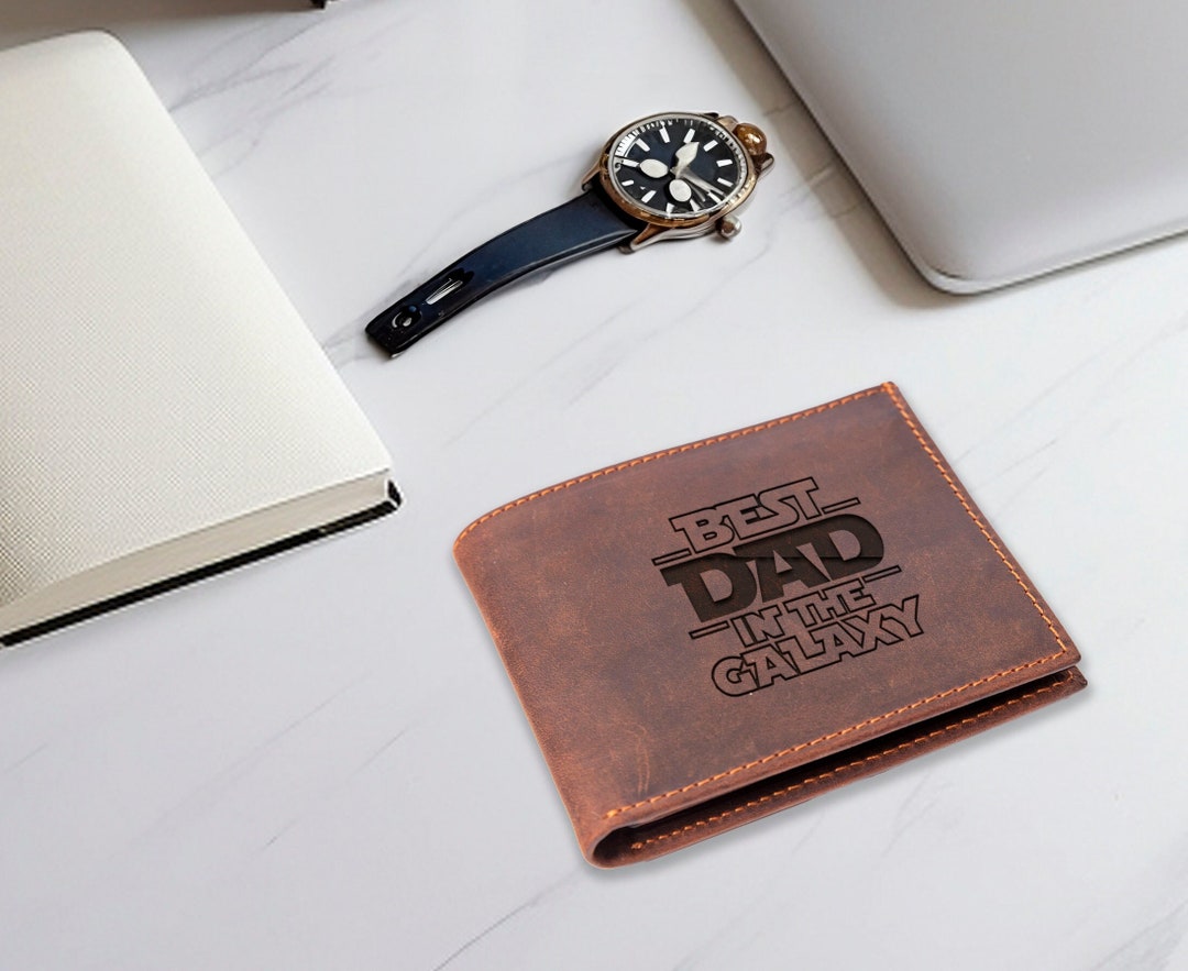 Best Dad in the Galaxy, Father Wallet, Unique Gift for Fathers Day ...
