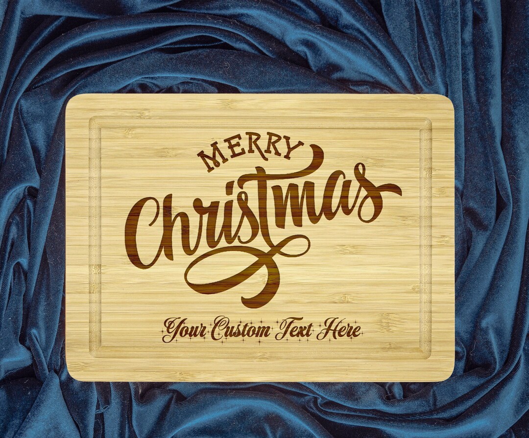 Merry Christmas Cutting Board, Family Gift to Christmas, Gift for Xmas ...