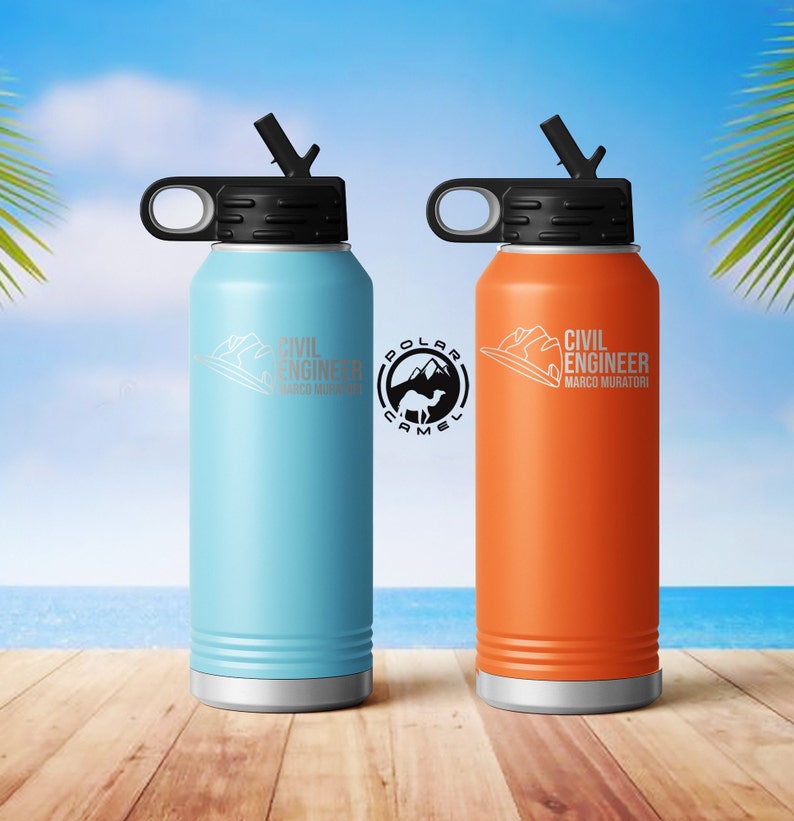 Custom Civil Engineer Tumbler, Civil Engineer Water Bottle, Gifts for ...