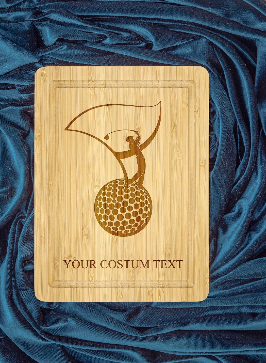 Personalized Golf Cutting Board, Sports Cheese Board, Golfer Serving ...