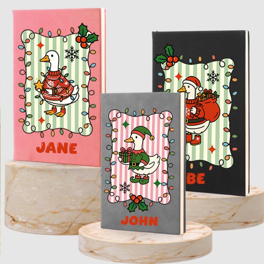 Personalized Notebook for Classroom Notes, Merry Christmas Gift ...