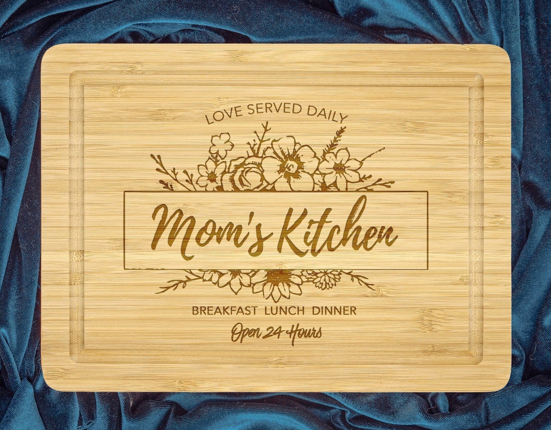 Moms Kitchen Cutting Board , Cutting Board for Mother's Day, Decor for ...