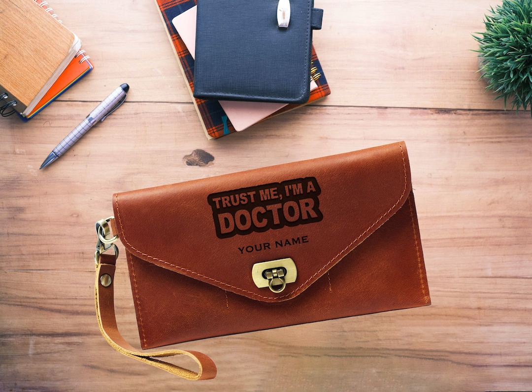 Trust Me I'm a Doctor, Personalized Doctor Wallet, Mothers Day Gift ...
