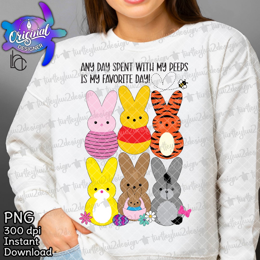 ORIGINAL DESIGNER Easter Winnie the Pooh Peeps Cute Peeps Pooh Tigger ...