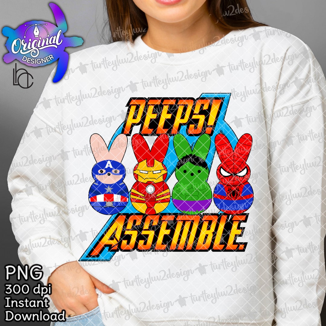 ORIGINAL DESIGNER Peeps Easter Bunny Superheroes Inspired by a Soldier ...