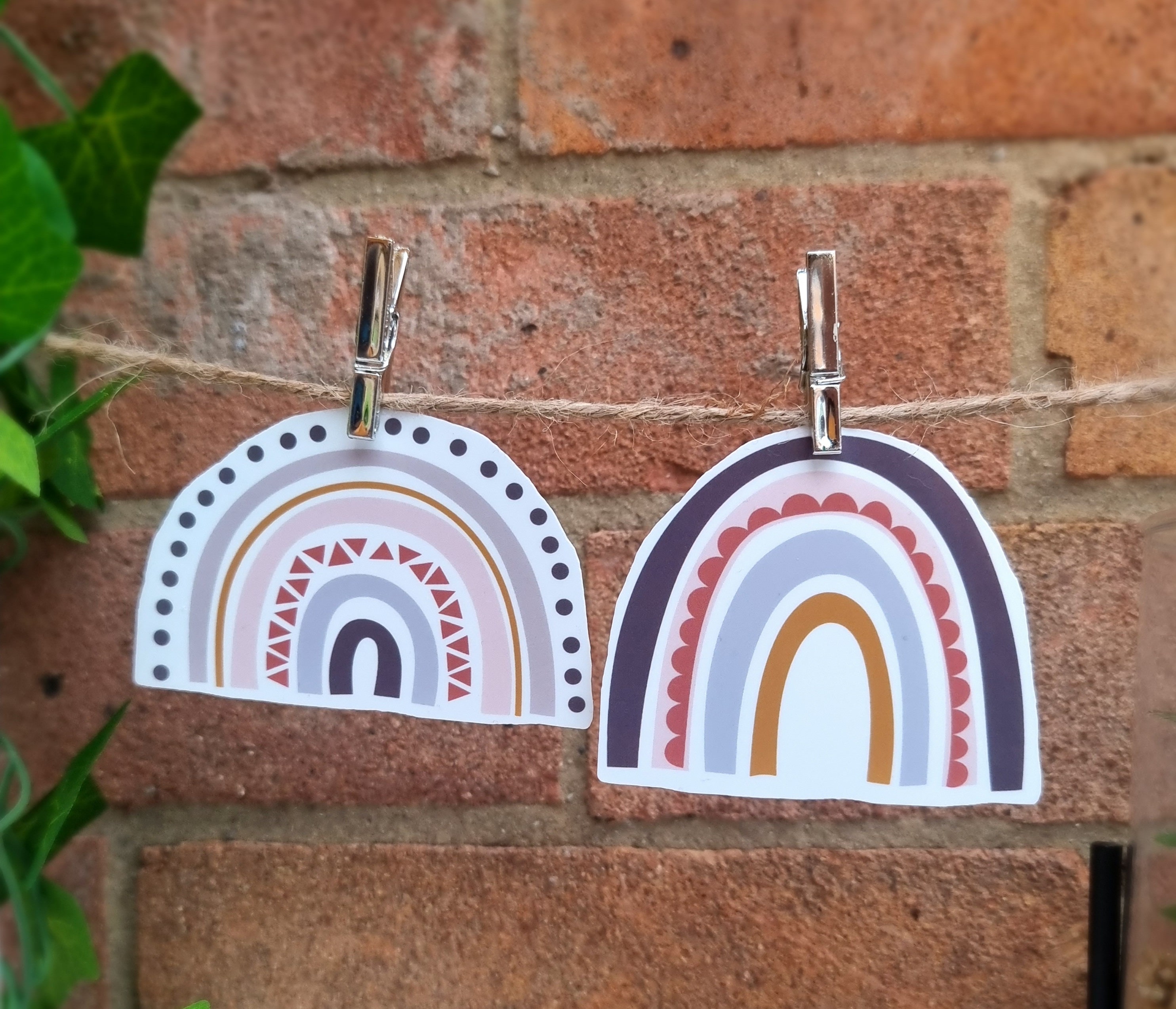 Boho Rainbow Stickers - Etsy