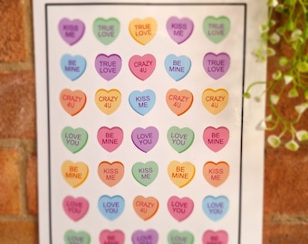 Kiss Me Sticker | Etsy