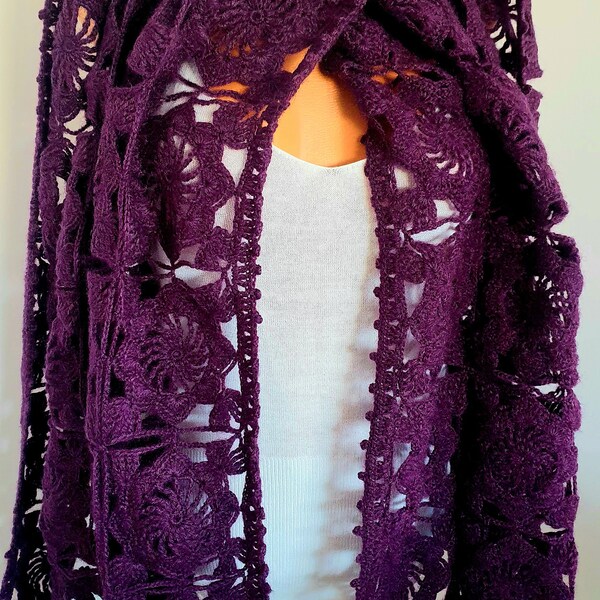 Plum Shrug - Etsy