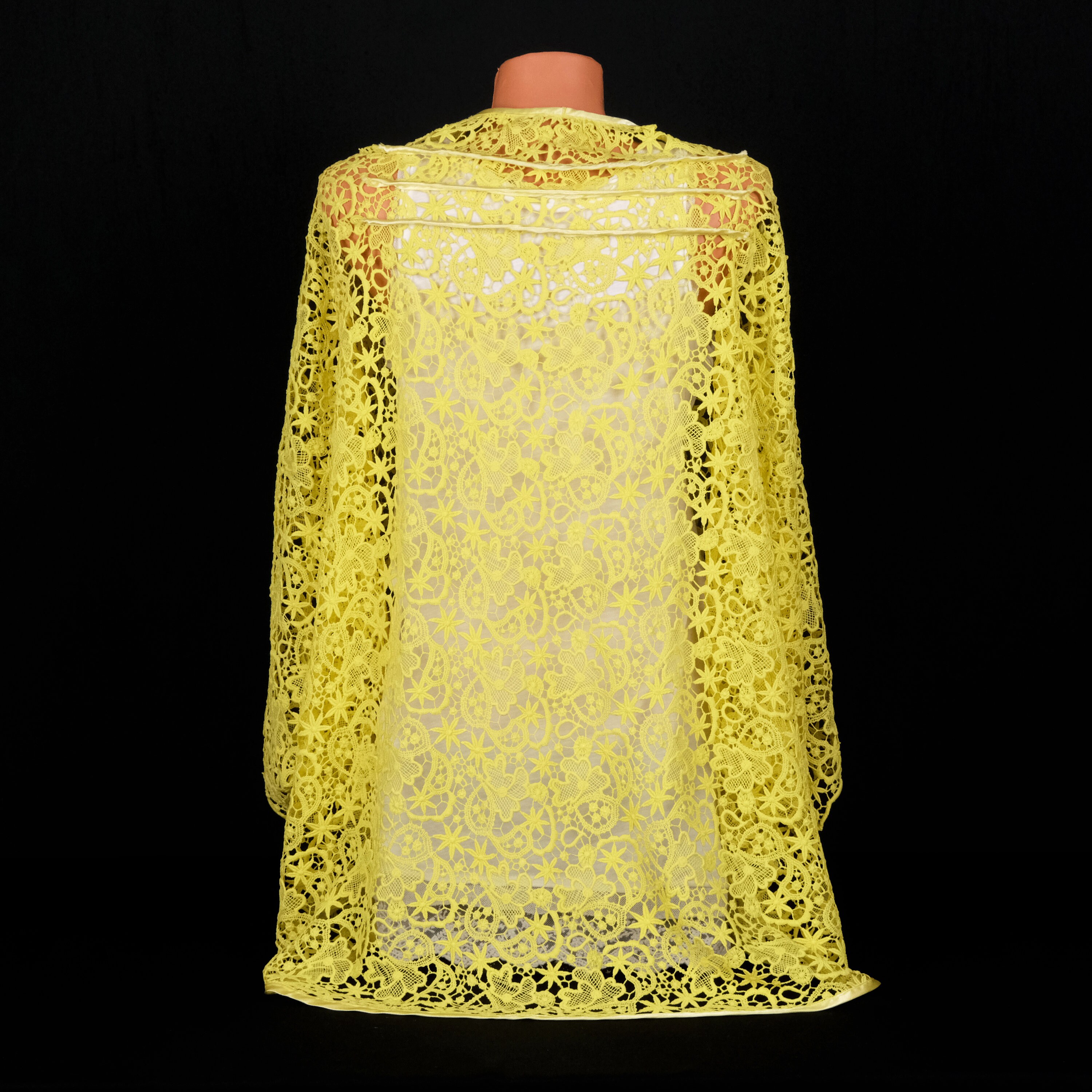 Love Gift Yellow Guipure Lace Half Sleeve Evenıng Weddıng Tunic for ...