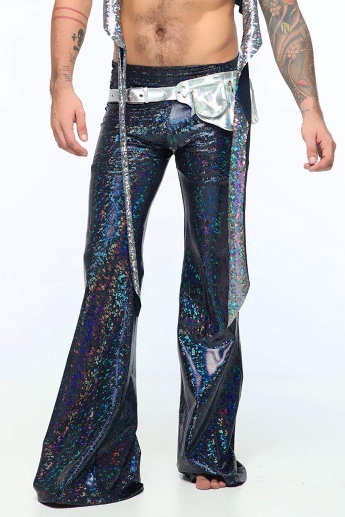 Mens Holographic Flares 13 Colors | Etsy