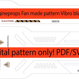 Vibro Blade LY pattern Only Pdf/svg to Make Your - Etsy