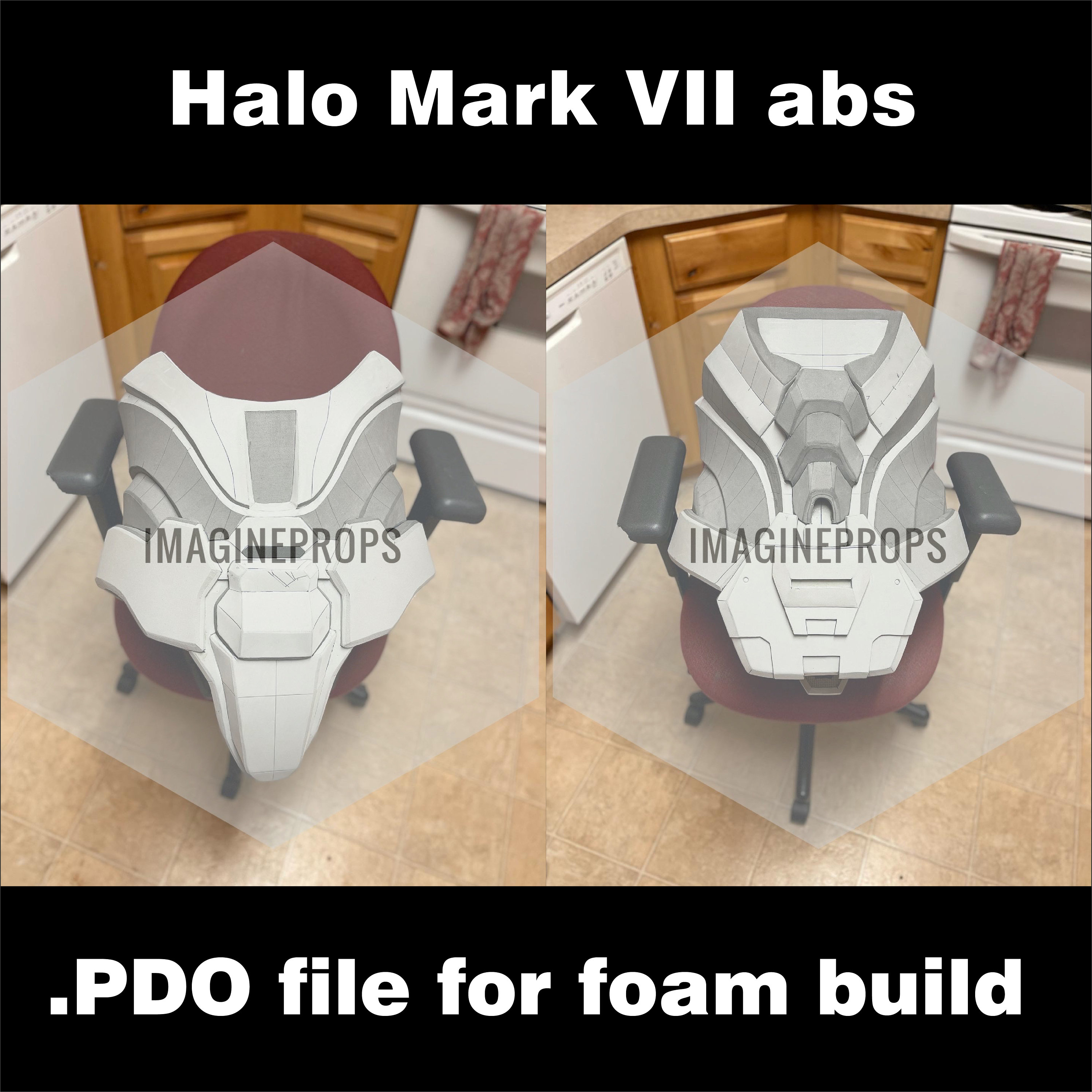 Halo Mark 7 Midsection .PDO File/pattern for Foamsmithing - Etsy