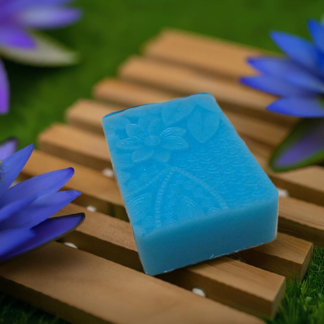 Blue Lotus & Honey Suckle Aloe Oatmeal Soap Simply Organic Soaps - Etsy
