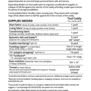 Byannie Catch All Caddy 2.0 - Pattern Only - Etsy