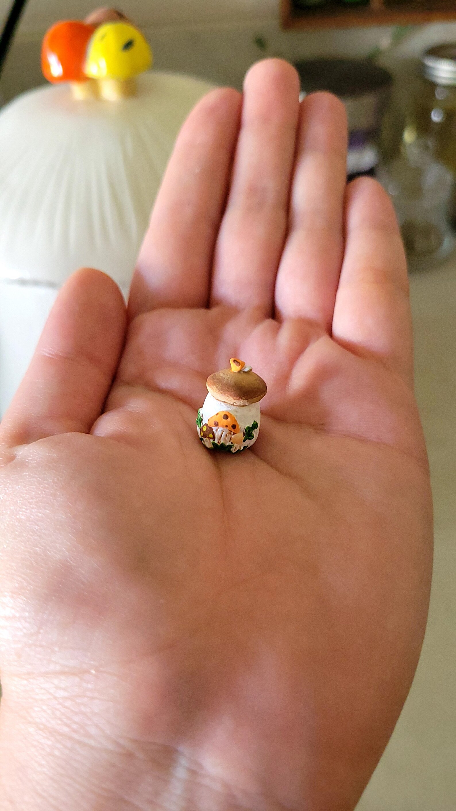 Ultra Mini Merry Mushroom Cannister - Etsy