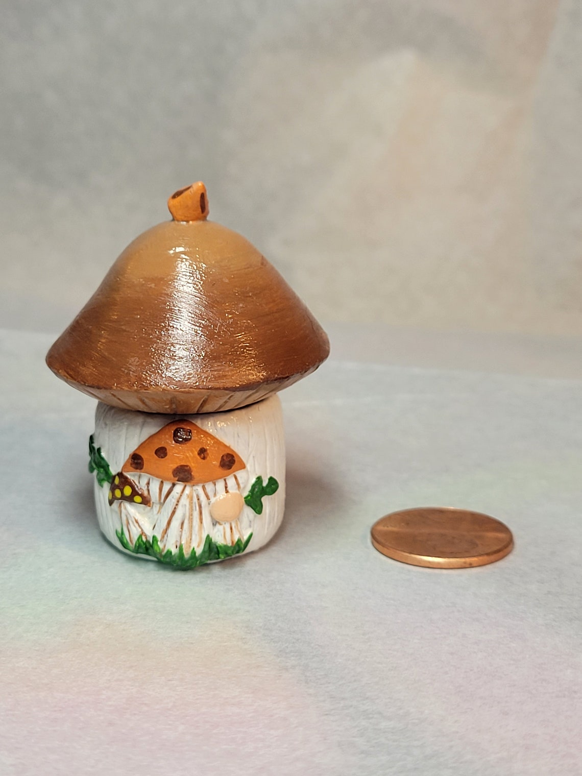 Mini Merry Mushroom Canister Stash Jar - Etsy
