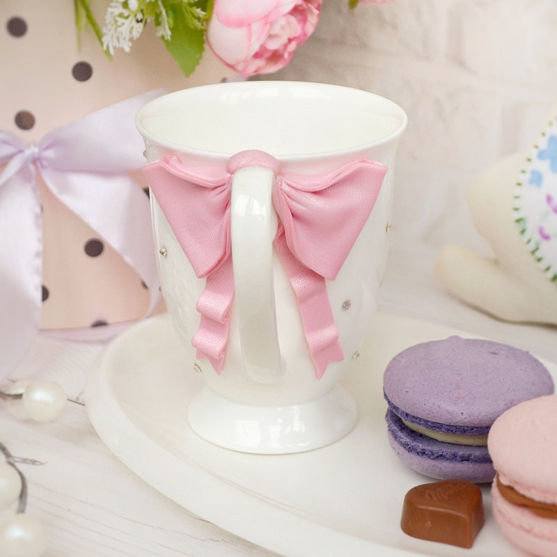 Pink Coffee Cup - Etsy