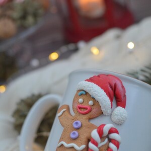 Gingerbread Man on a Mug, Christmas Present for the Boss,new Year's Mug ...
