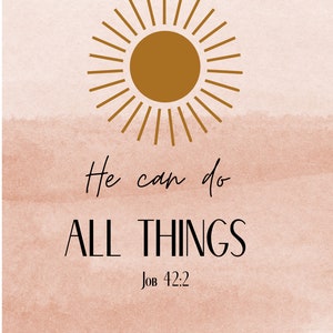 Boho Inspired Bible Verse Prints- Boho Rainbow - Bible Verses- Digital ...
