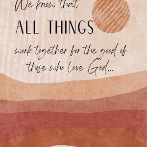 Boho Inspired Bible Verse Prints- Boho Rainbow - Bible Verses- Digital ...