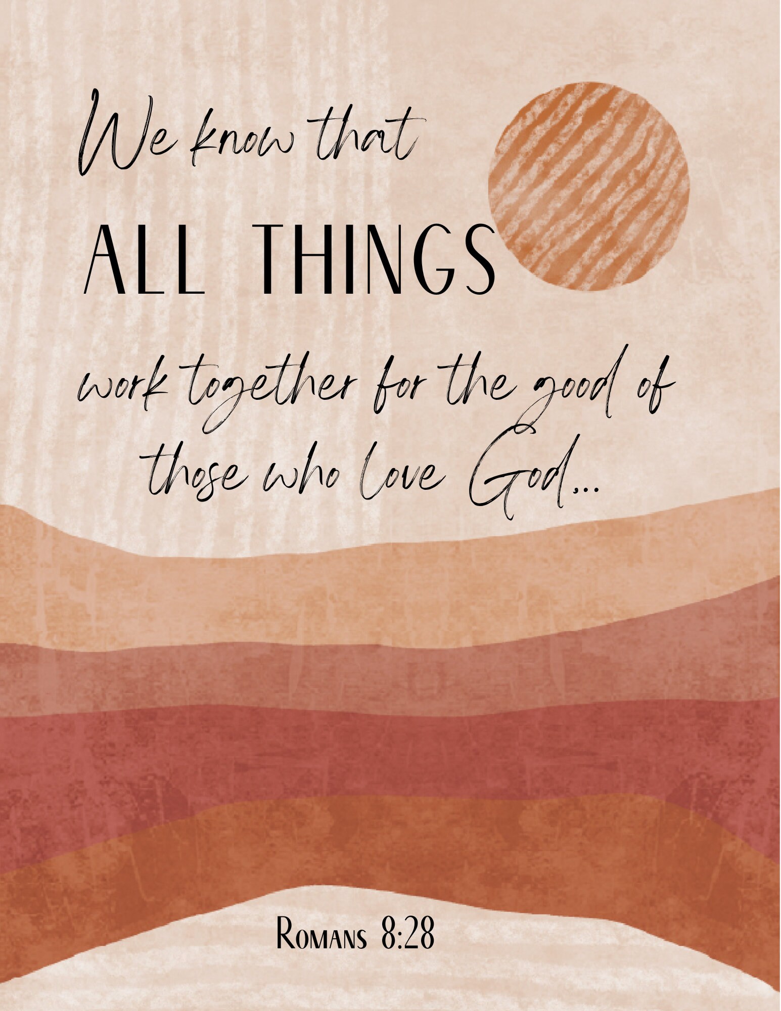 Boho Inspired Bible Verse Prints- Boho Rainbow - Bible Verses- Digital ...