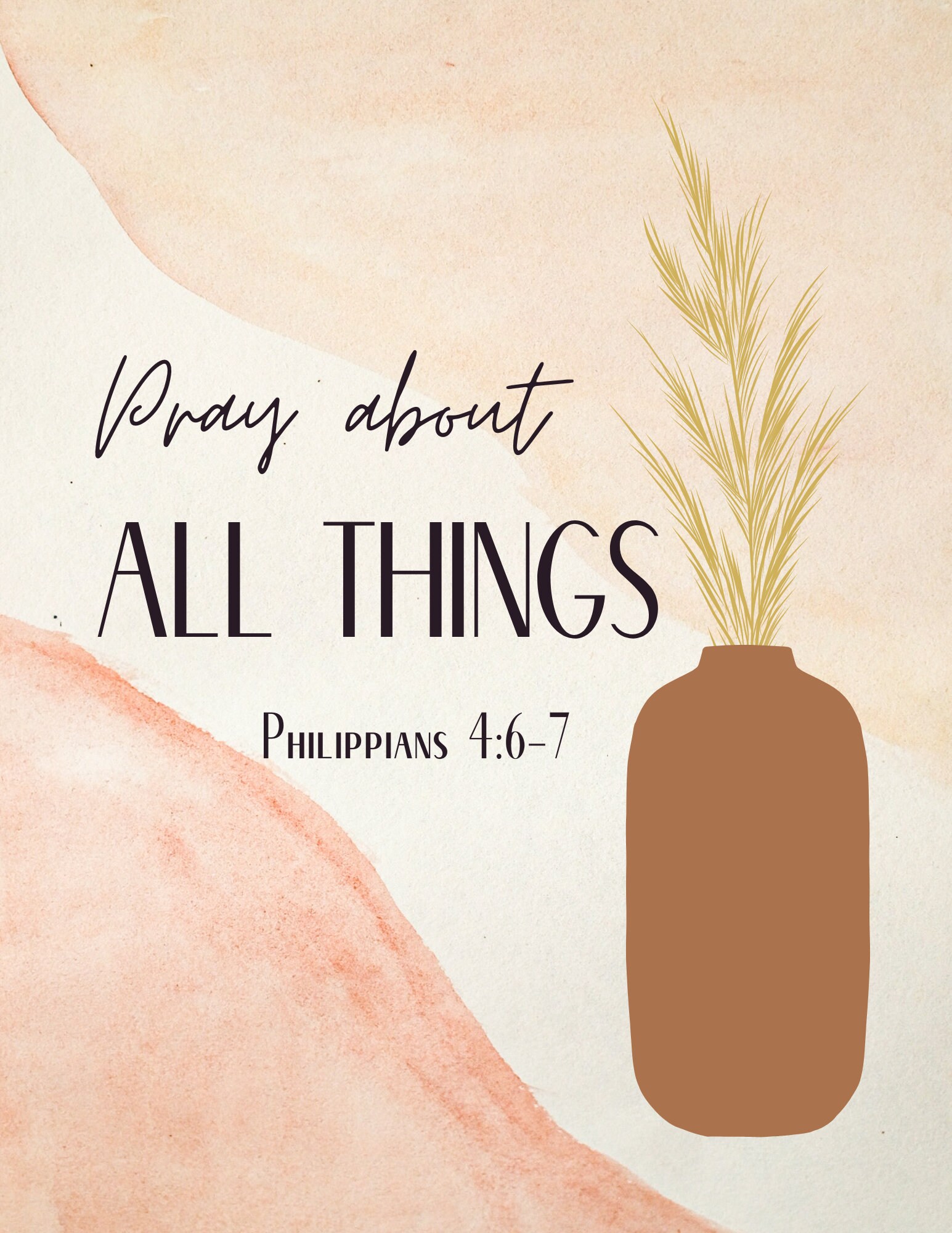 Boho Inspired Bible Verse Prints- Boho Rainbow - Bible Verses- Digital ...