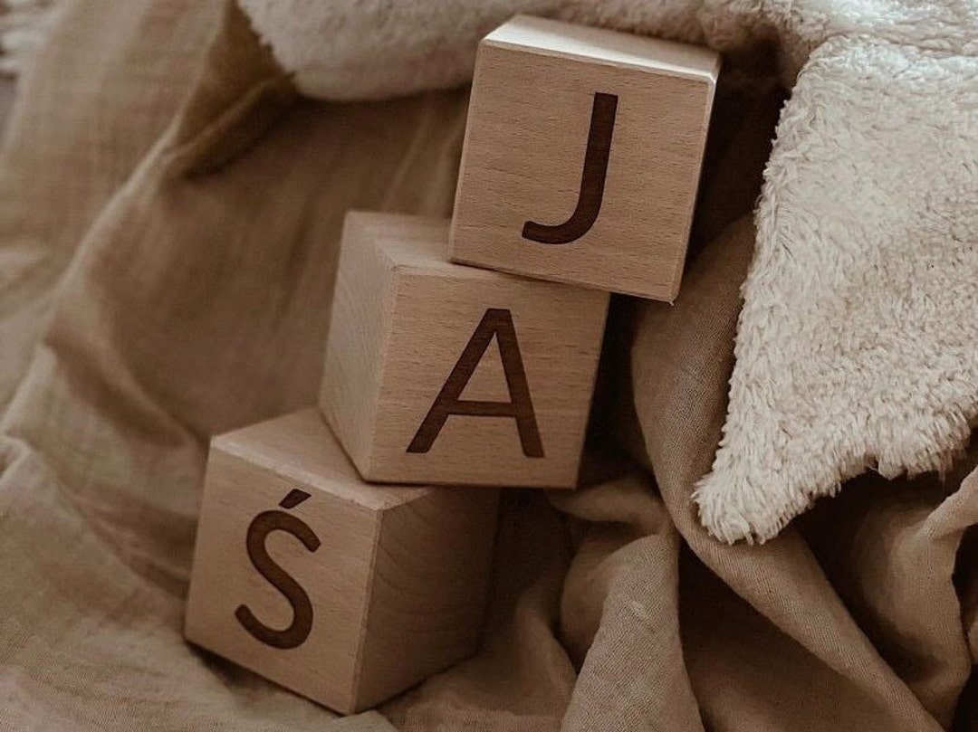 Wooden Baby Name Blocks, Nursery Name Letters, Custom Name Blocks - Etsy