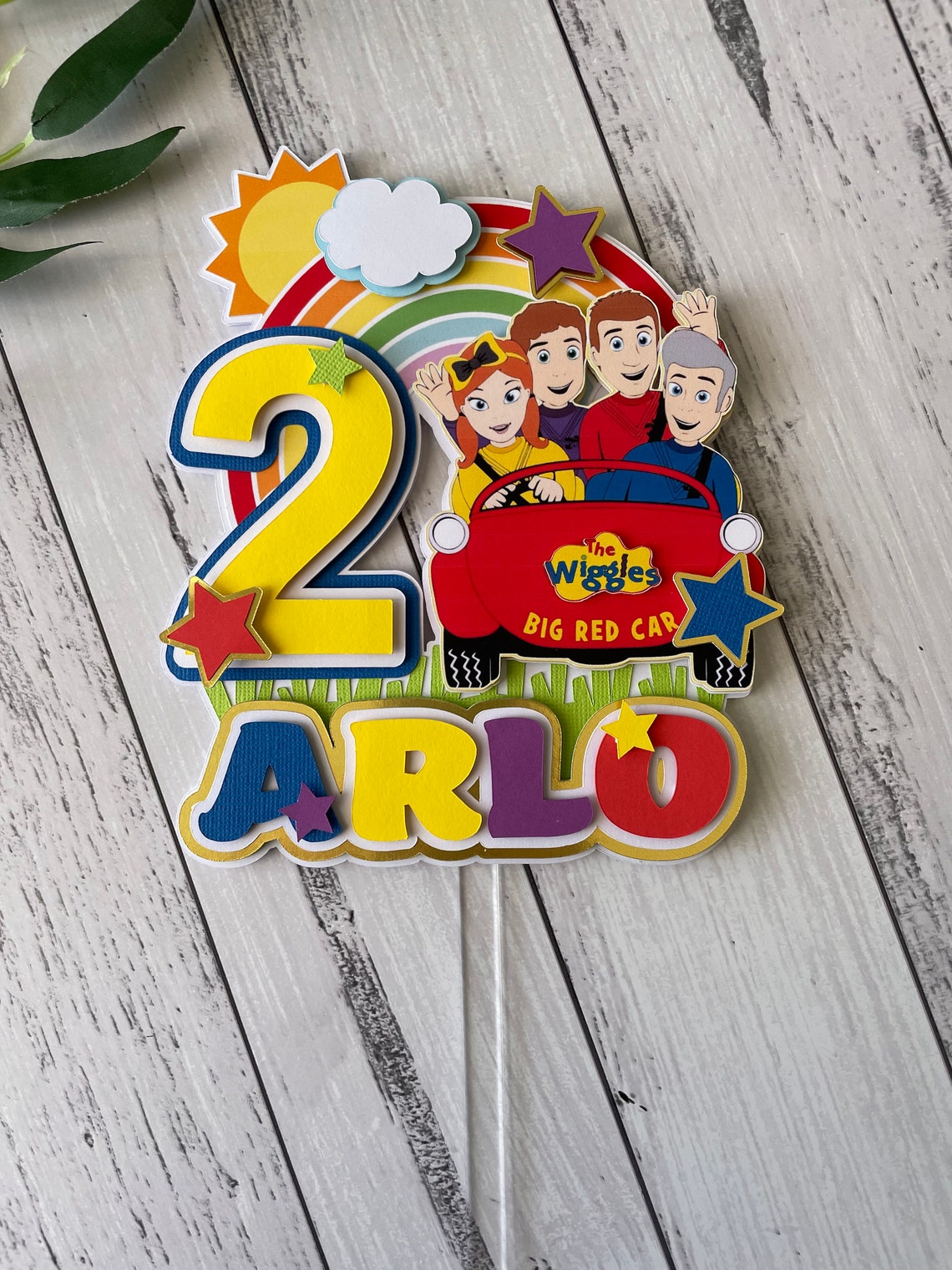 The Wiggles Cake Topper Custom Cake Topper Emma Cake - Etsy Australia