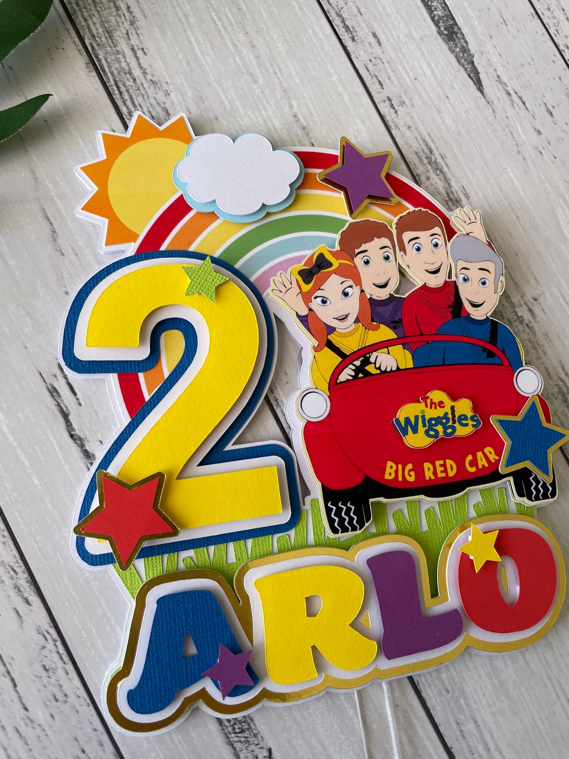 The Wiggles Cake Topper Custom Cake Topper Emma Cake - Etsy Australia