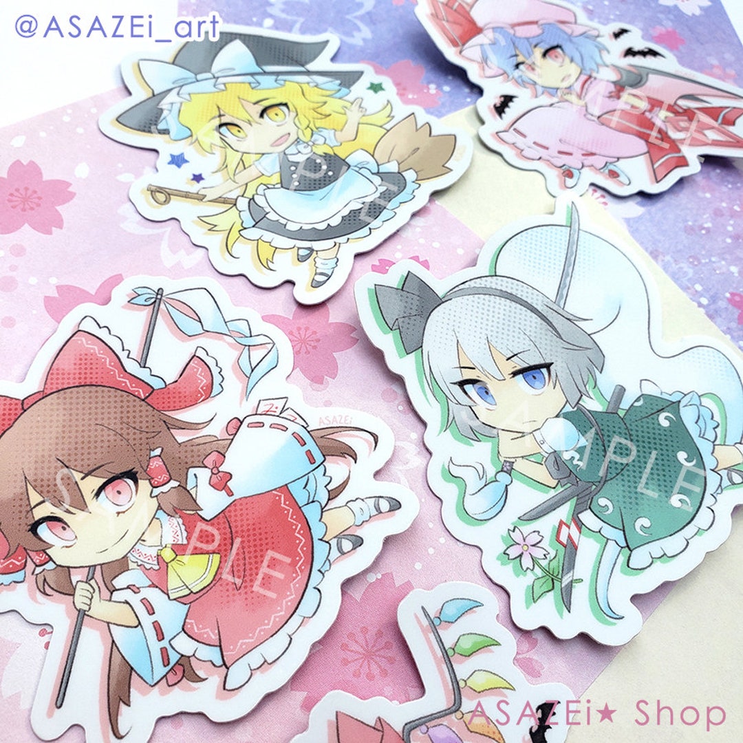 Touhou Project ~3"x3" Vinyl Sticker - Etsy