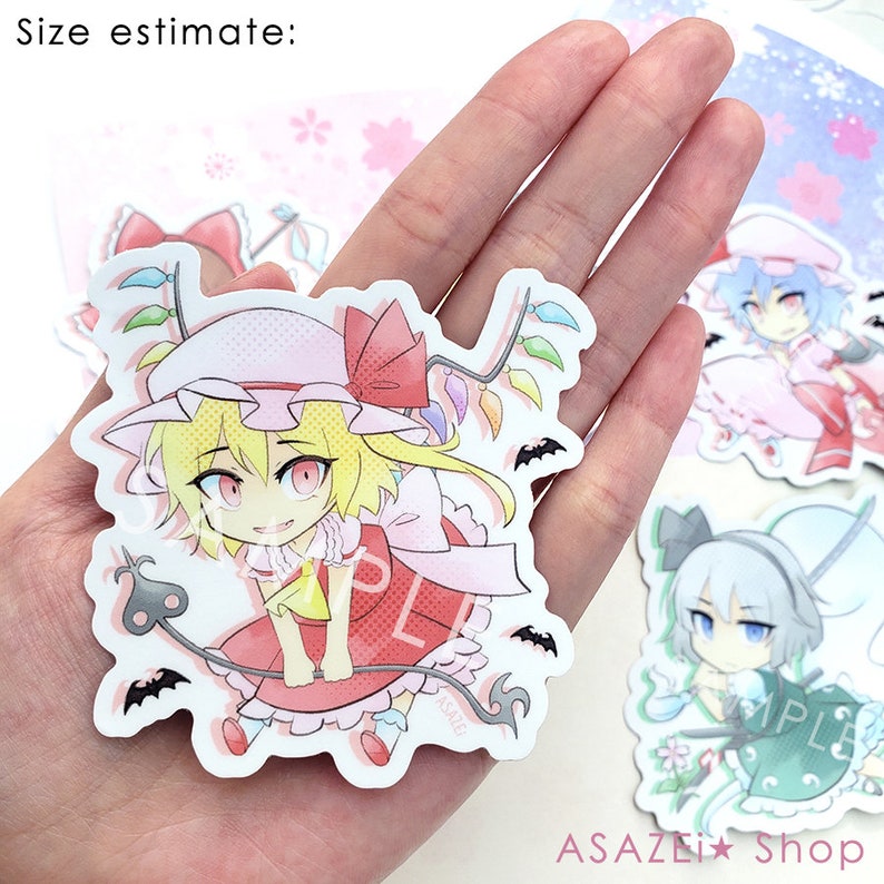 Touhou Project ~3"x3" Vinyl Sticker - Etsy