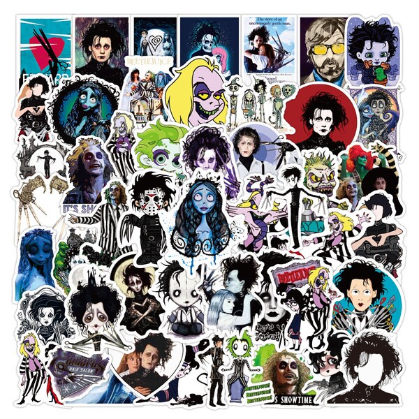 Tim Burton Stickers - Etsy
