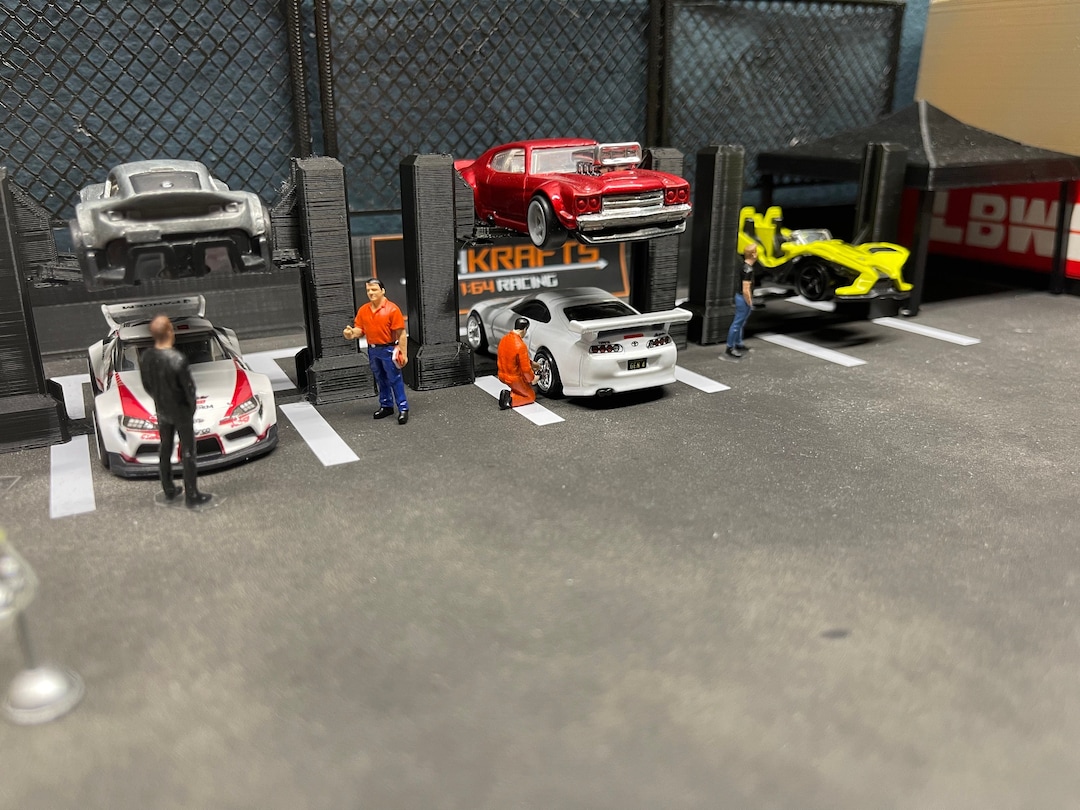 2 Post Lift for Hotwheels and All 1/64 Diecast - Etsy