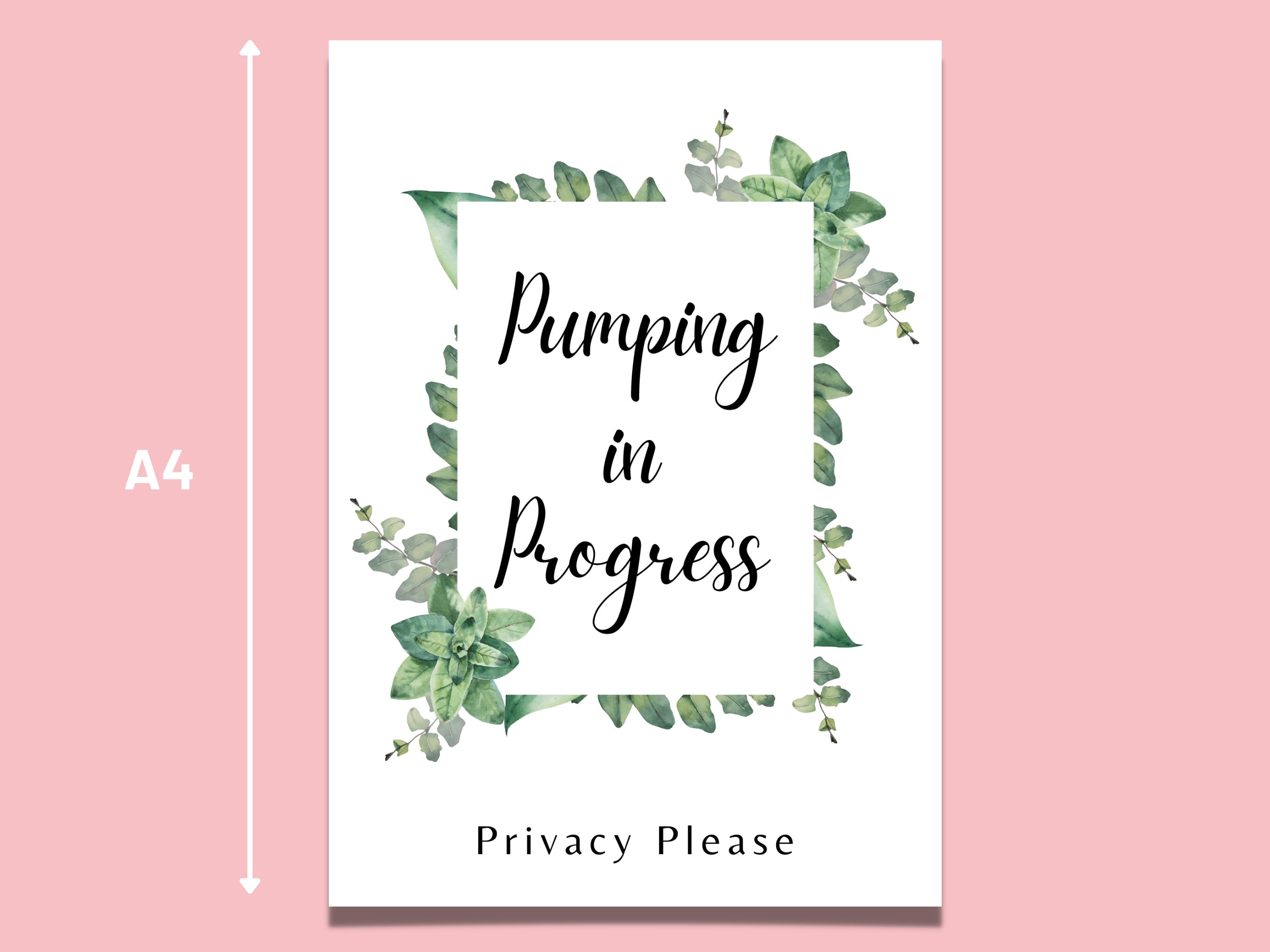 Breast Pumping in Progress Sign | Pumping Privacy Sign | for Office ...