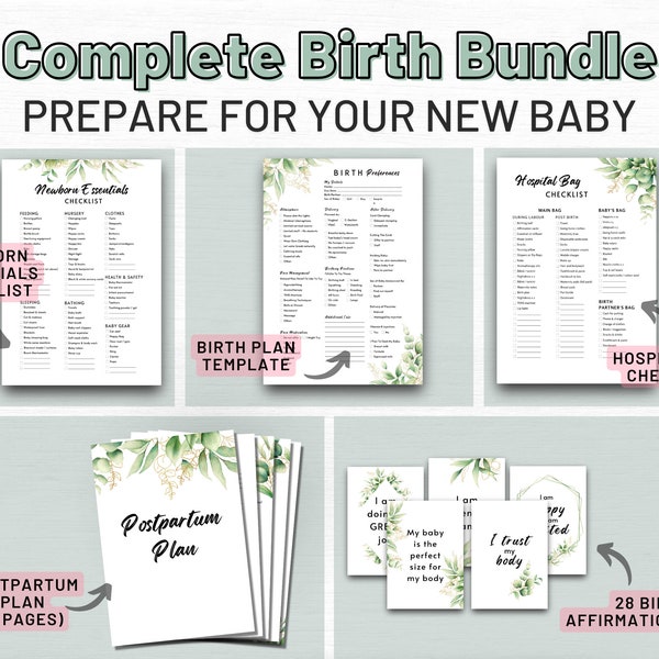 Uk Birth Plan Template - Etsy