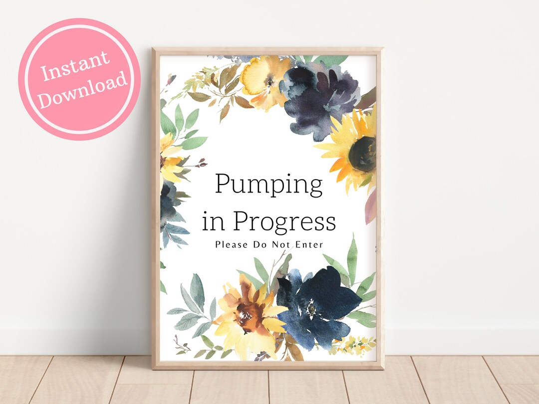 Breast Pumping in Progress Sign | Pumping Privacy Sign | for Office ...