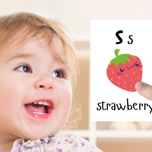 Cute Food Alphabet Flashcards | ABC Flashcards | Printable Flashcards ...