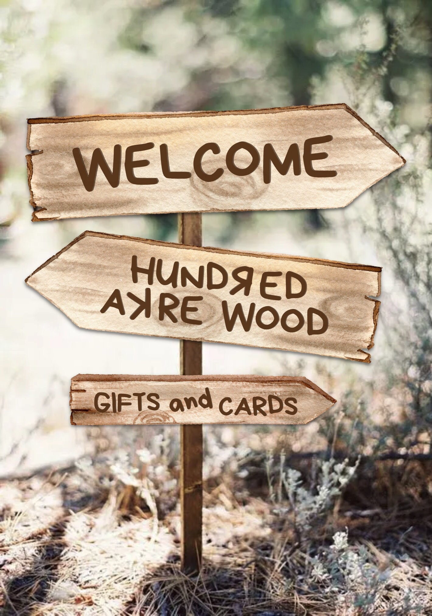 Winnie the Pooh Baby Shower Sign Decoration | 100 Acre Wood Decor ...