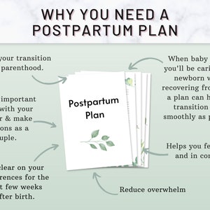 Postpartum Planner | Postpartum Checklist | 4th Trimester | Postpartum ...