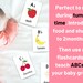 Cute Food Alphabet Flashcards ABC Flashcards Printable - Etsy