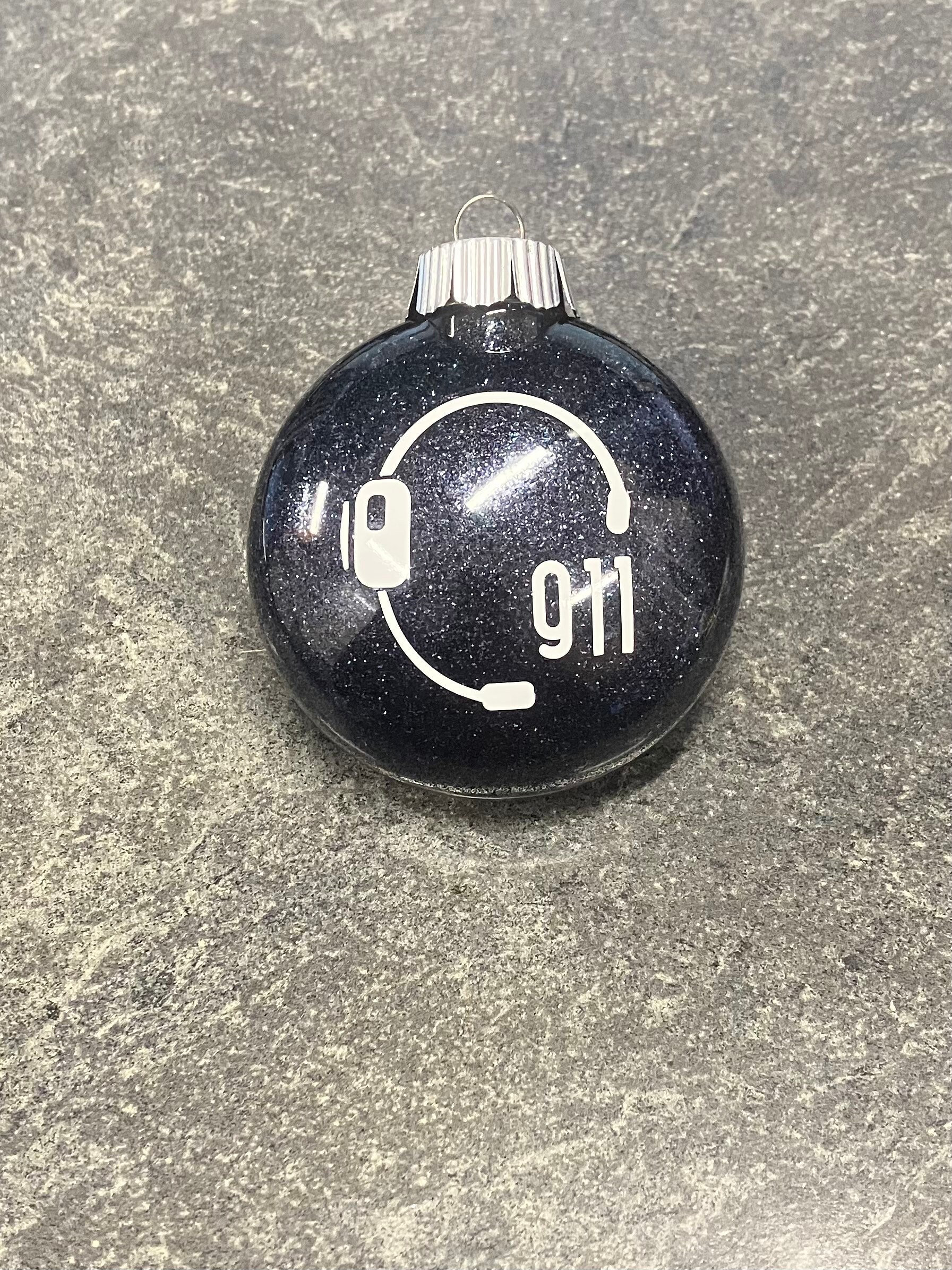 911 Dispatcher Headset Christmas Ornaments - Etsy