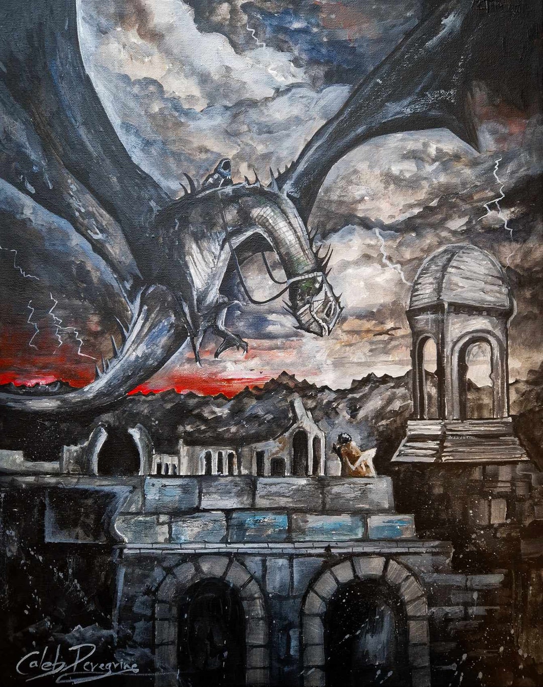 Call of Evil Fine Art Print Fanart Beast, Dark Fantasy Bespoke Prints ...