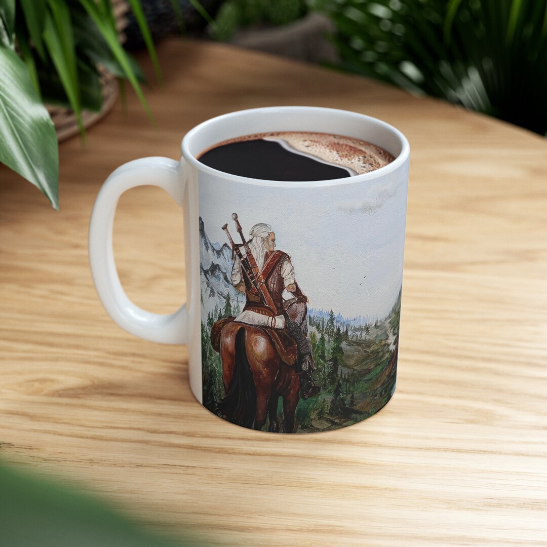 The Witcher Mug | Ceramic Cup | Fantasy Mug, Nerd Tumbler Collection ...