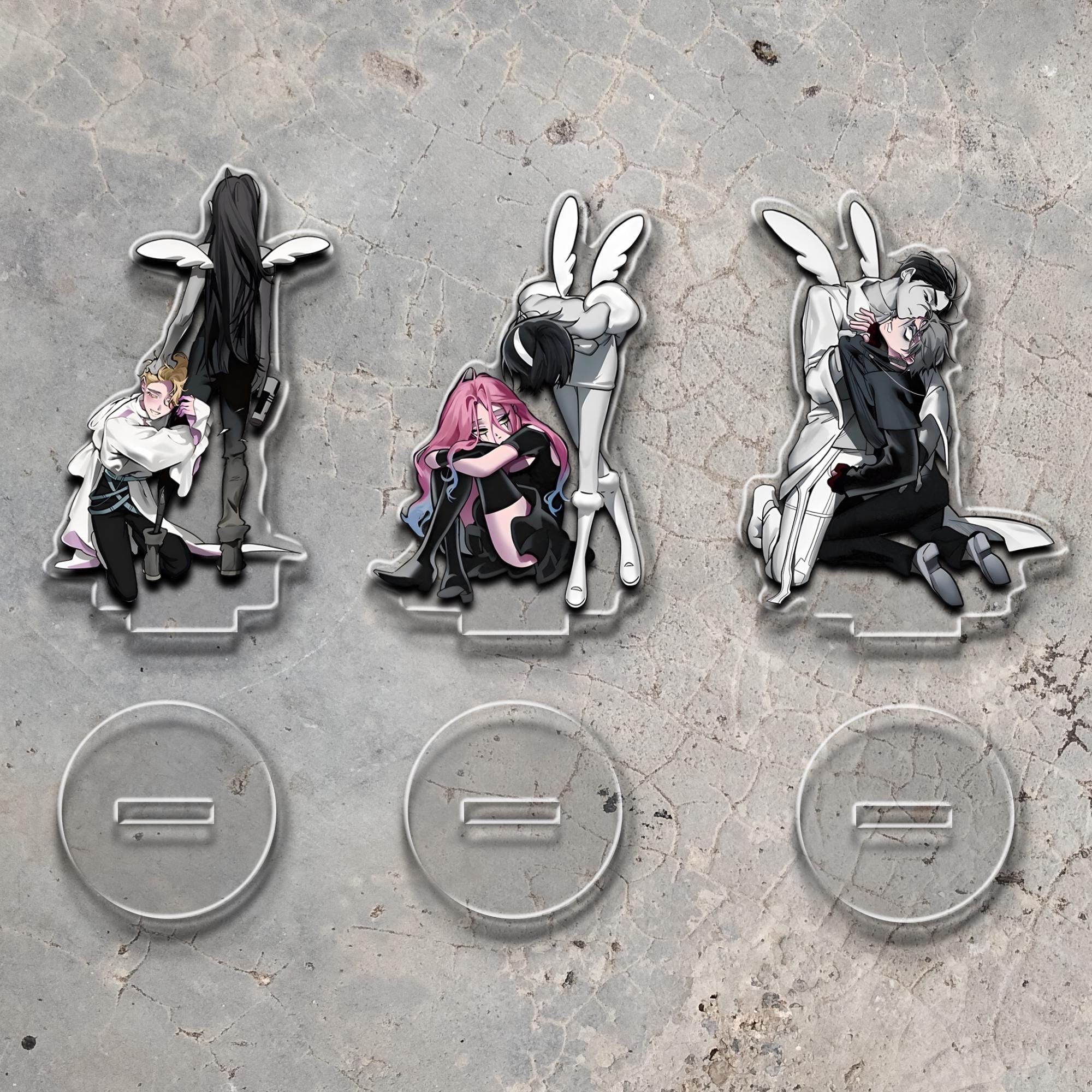 3 Acrylic Stands Ivan Till and Hyuna Clear Standee 4 Inch Tall ALNST - Etsy