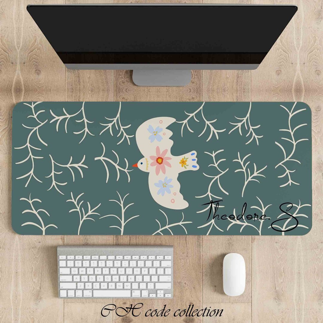 Swallow Bird Mouse Pad for Computer & Laptop, Lovely Animal Non-slip ...