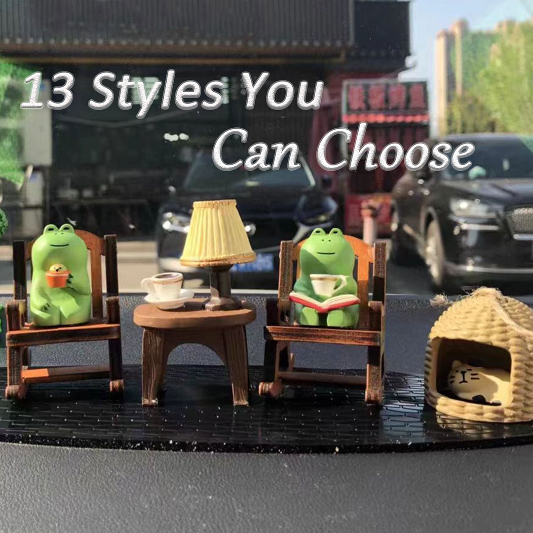 Frog Dashboard Decor, Frog Car Ornaments for New Car Gift, Frog ...